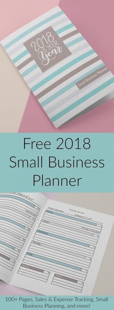 Free Printable 2018 Craft Business Planner Cutting For Business