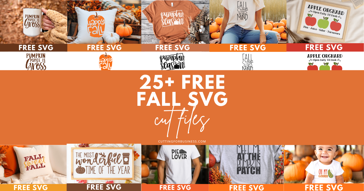 25+ Free Fall SVG Cut Files - Cutting for Business